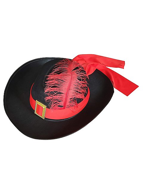 Musketier Hut rot - maskworld.com