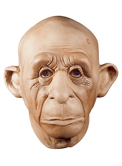 Realistische Neandertaler Maske aus Schaumlatex - maskworld.com