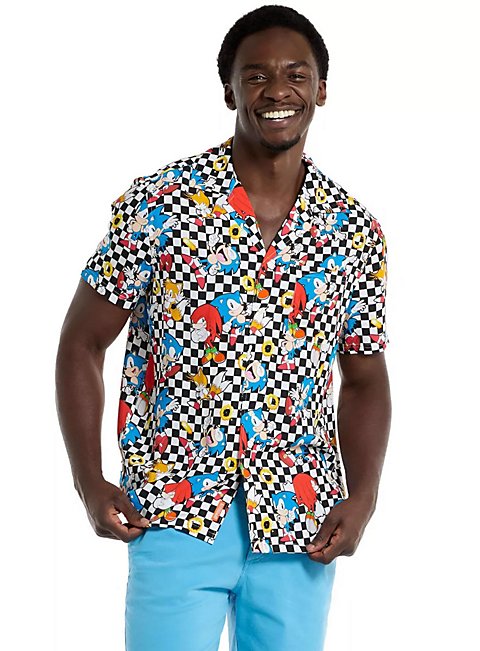 OppoSuits Sonic Retro Rings Hawaiihemd - maskworld.com