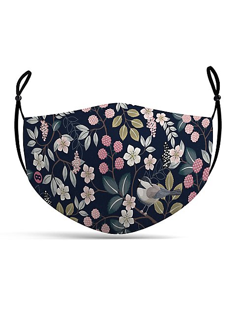 Blumenmuster Stoffmaske: Wiederverwendbare Mund-Nasen-Maske mit ...
