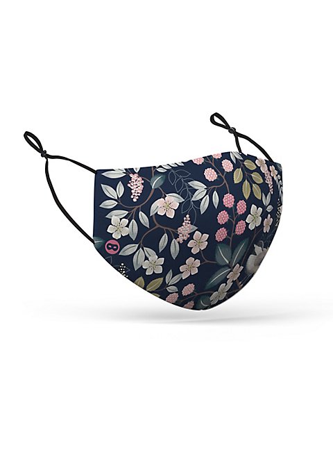 Blumenmuster Stoffmaske: Wiederverwendbare Mund-Nasen-Maske mit ...