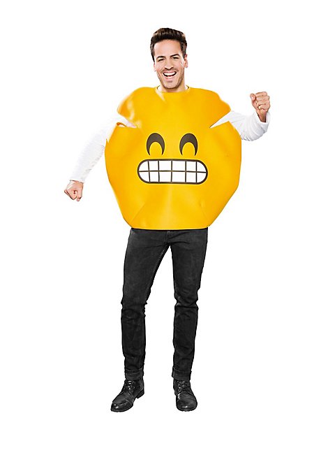 Strahlender Smiley Emoji Kostüm - maskworld.com