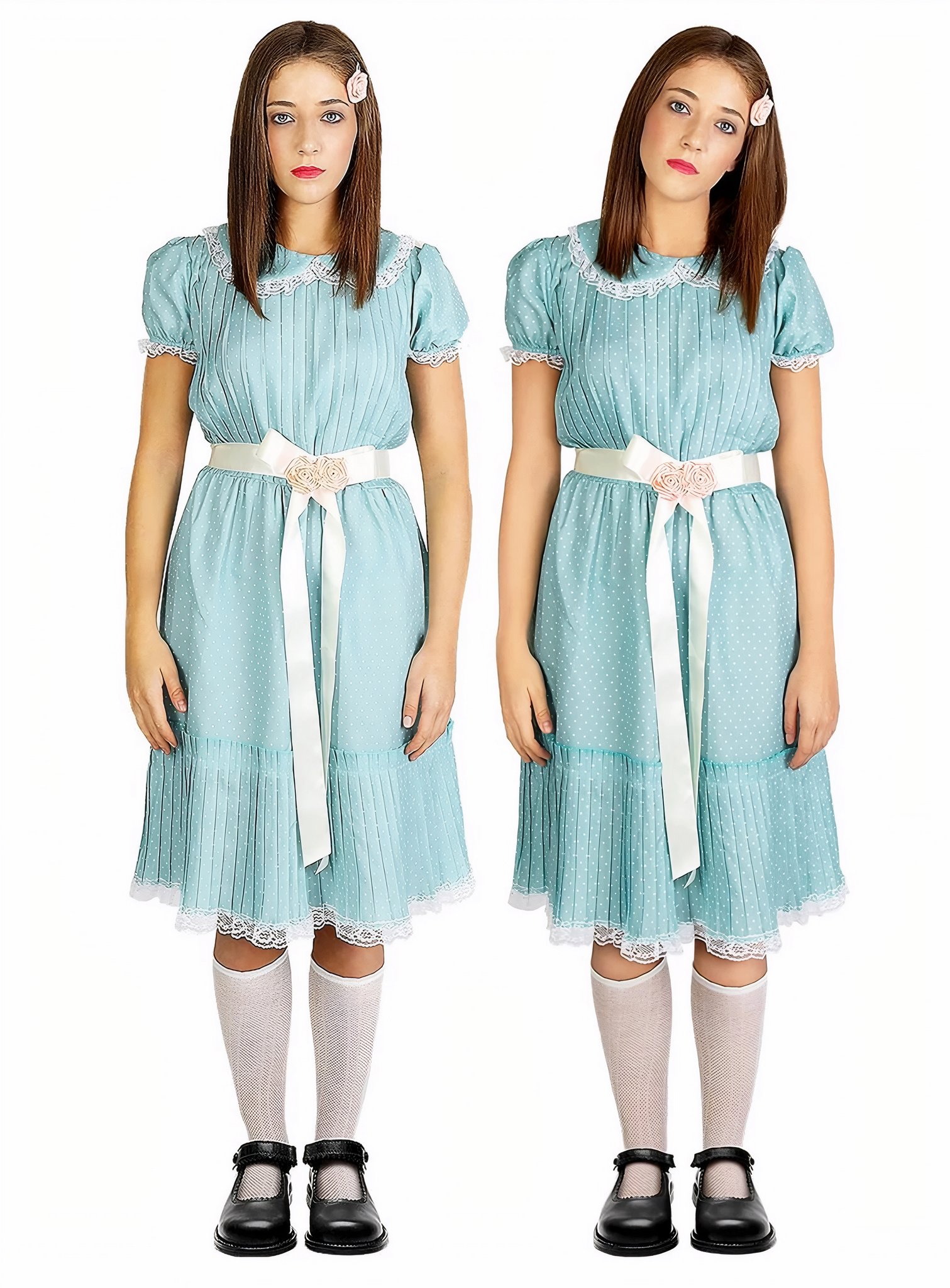 Shining - Grady Girls Fancy Dress Costume - The Creepy Ghost Twins From ...