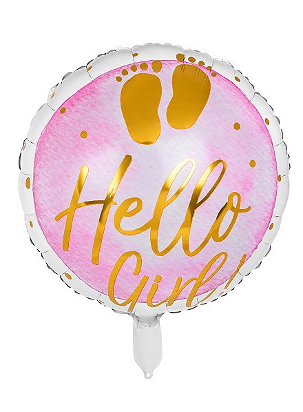¡Globo De Foil Hello Girl! - maskworld.com