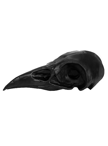3D-printed raven skull for self-painting (10cm) - maskworld.com