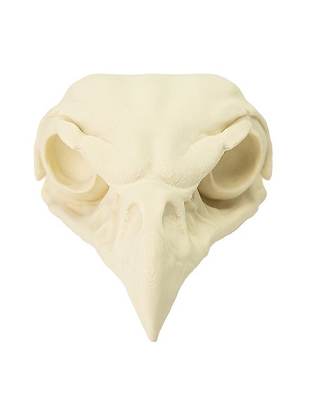 3D-printed hawk skull for self-painting (11cm) - maskworld.com
