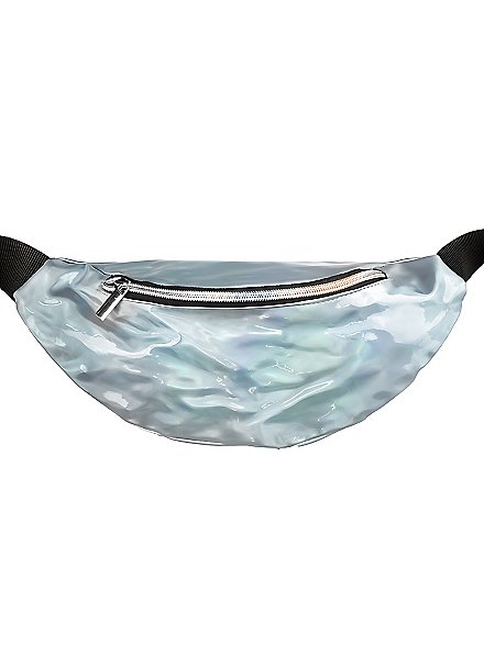 80s fanny pack silver - maskworld.com