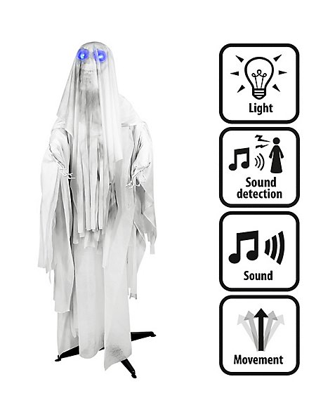 Animated Spooky Ghost Halloween Decoration With Light And Movement ...