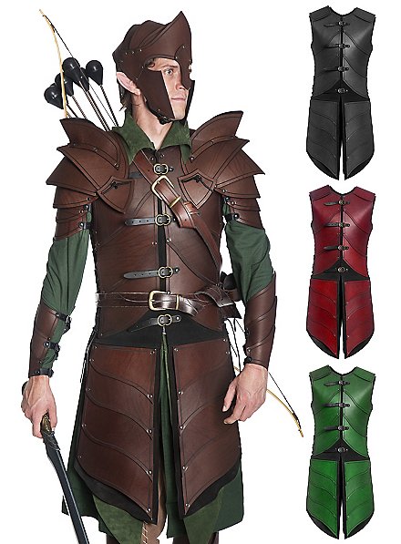 Armure d'elfe guerrier en cuir - maskworld.com