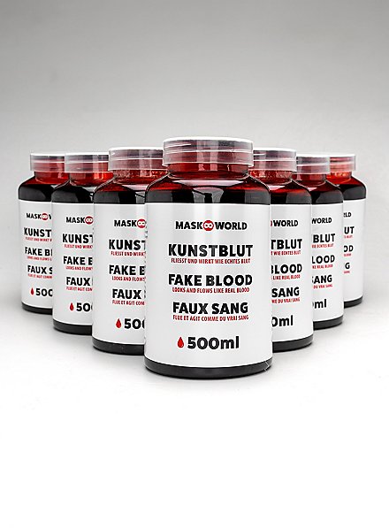 Artificial blood bottle 500 ml - film blood - maskworld.com