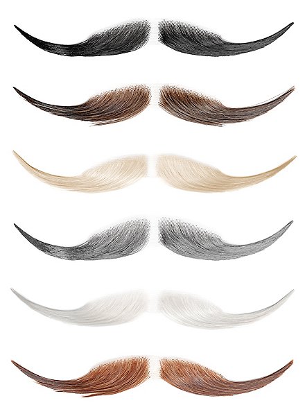 Artiste Moustache professionnelle en poils véritables - maskworld.com