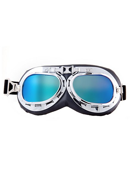 Aviator Glasses rainbow blue - maskworld.com