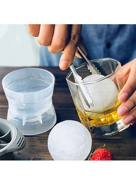 Ball silicone mould for ice cubes and for baking 6 cm - maskworld.com