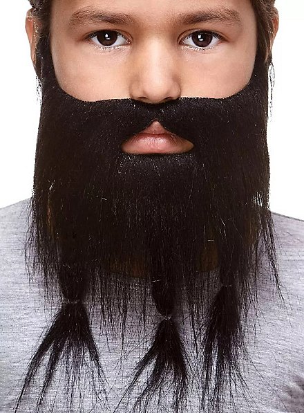 Barba lunga e folta per bambini in tre diversi colori - maskworld.com