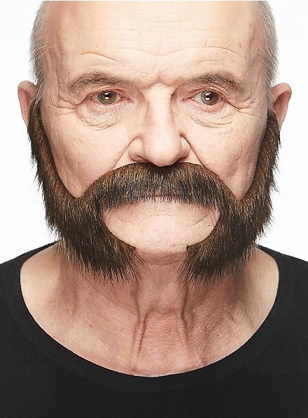 Barbe à joues avec moustache - maskworld.com