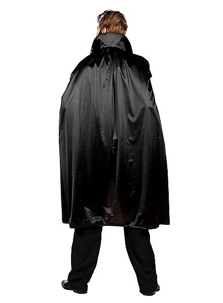 Black and red vampire cape for adults - maskworld.com