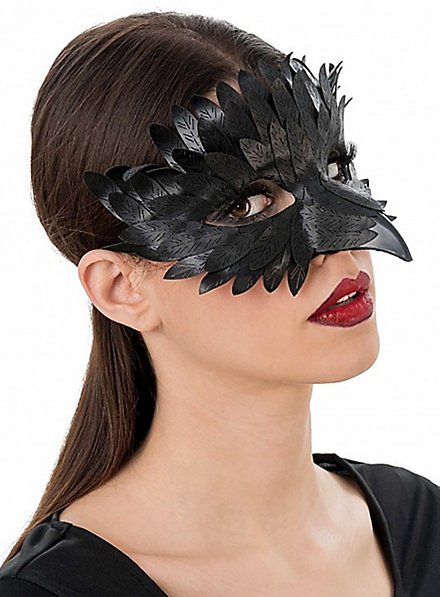Black Crow Half Mask - maskworld.com