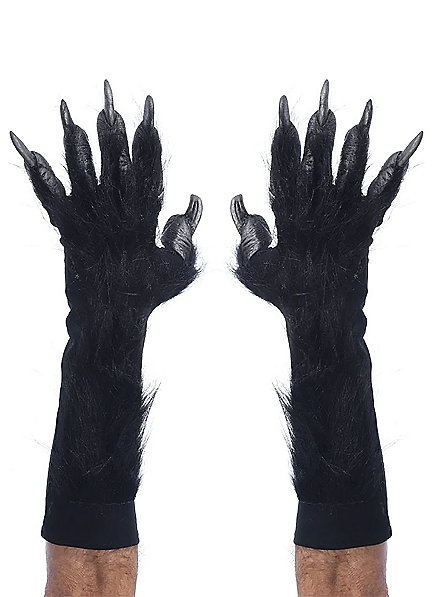 Black Monster Claws Gloves - maskworld.com