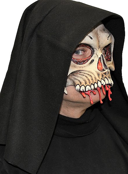 Bleeding Skull with Hood - maskworld.com