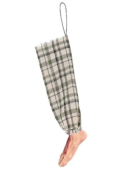Bloody leg Halloween decoration - maskworld.com