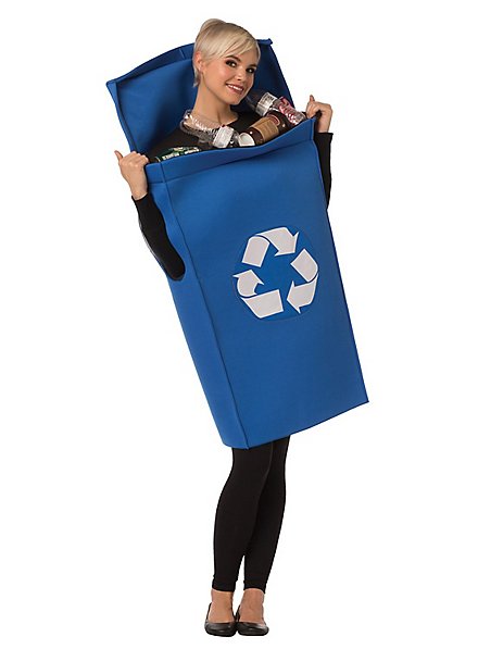 Blue Dustbin Costume - maskworld.com
