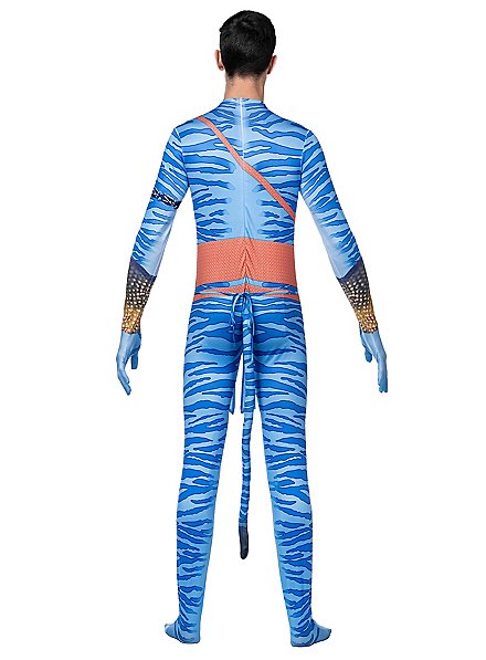 Blue Tribal Warrior Costume For Men