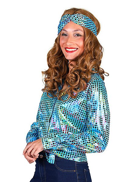 Blusa Disco Turquesa - maskworld.com