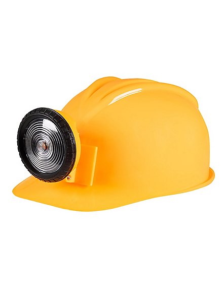 Builder'S Helmet With Lamp - maskworld.com