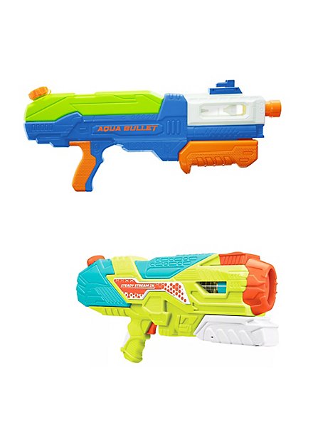 BuzzBee Water Warriors dubbelpakket Steady Stream 2X + Aqua Bullet ...