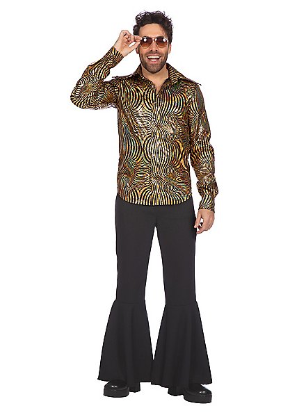 Camicia anni '70 Golden Glimmer - maskworld.com