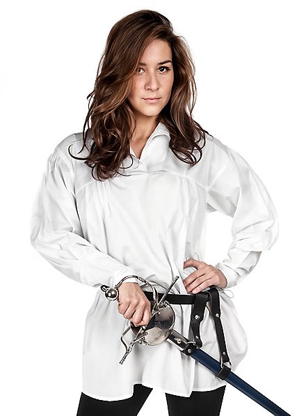 Camicia medievale - Bernadette bianca - maskworld.com