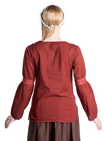 Camicia medievale con pizzo - Emmi - maskworld.com