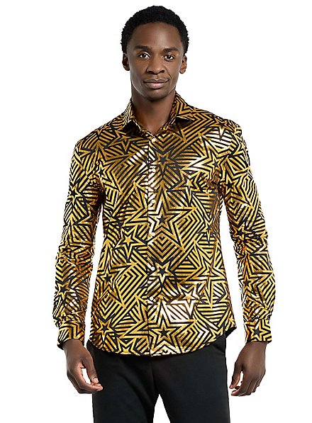 Camicia OppoSuits Golden Geo Star - maskworld.com