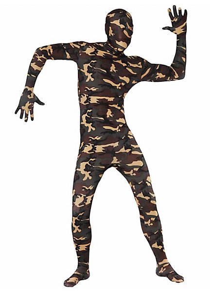 Camouflage full body costume - maskworld.com