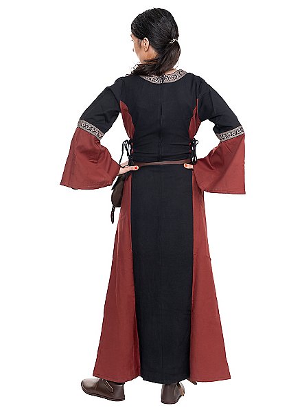 Castle Lady Dress, black-red - maskworld.com