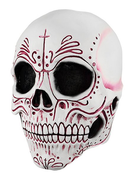 Catrina Skull Mask Pink - maskworld.com