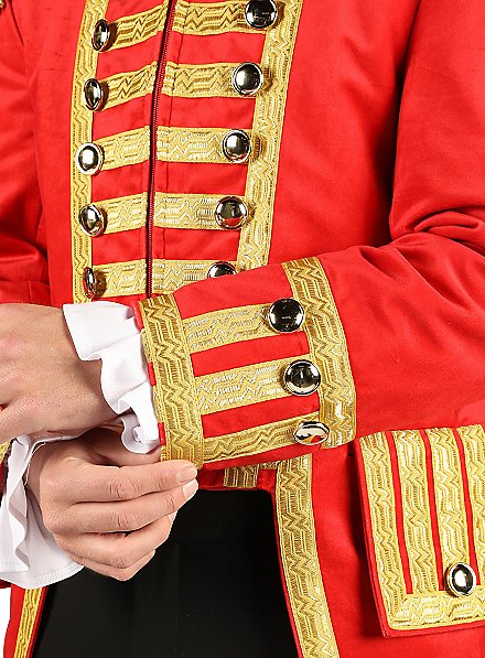 Chaqueta de guardia para hombre rojo-dorado - maskworld.com