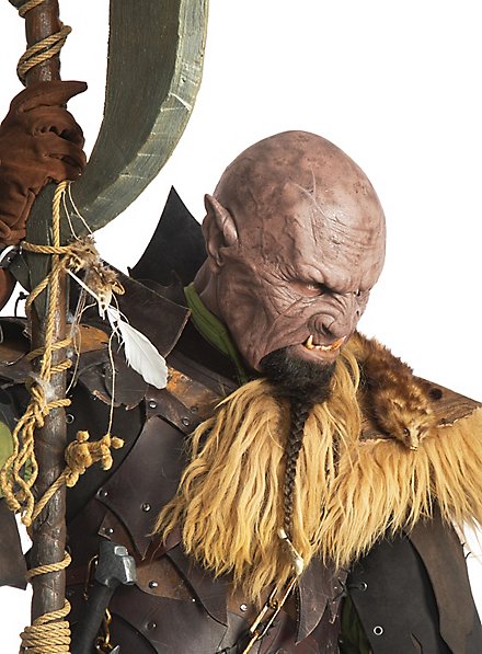 Chinless silicone orc mask - Grakharr - maskworld.com