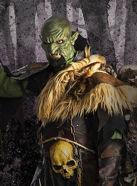 Chinless silicone orc mask - Rakhattash - maskworld.com