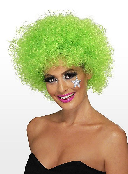 Clown Wig green - maskworld.com