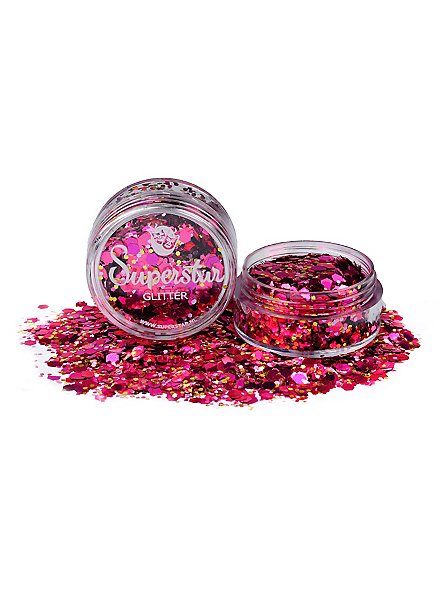 Coarse glitter Pink Lady 8 ml - maskworld.com