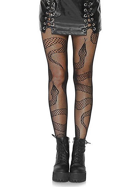 Collant a rete con serpente - maskworld.com