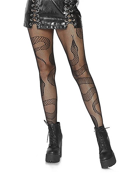 Collant a rete con serpente - maskworld.com