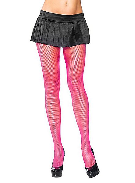 Collants résille classiques roses - maskworld.com