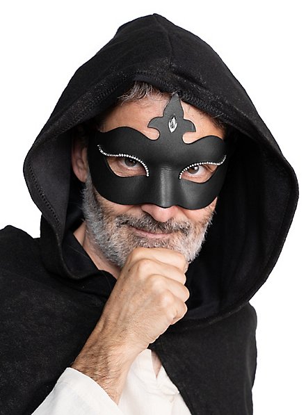 Colombina Stella Venetian Leather Mask - maskworld.com