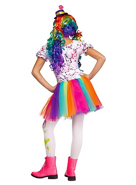 Color Blot Clown Child Costume - maskworld.com