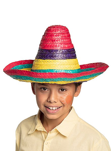 Colourful sombrero for kids - maskworld.com