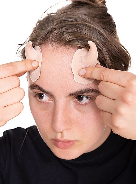 Cornes de démon Application en latex - maskworld.com