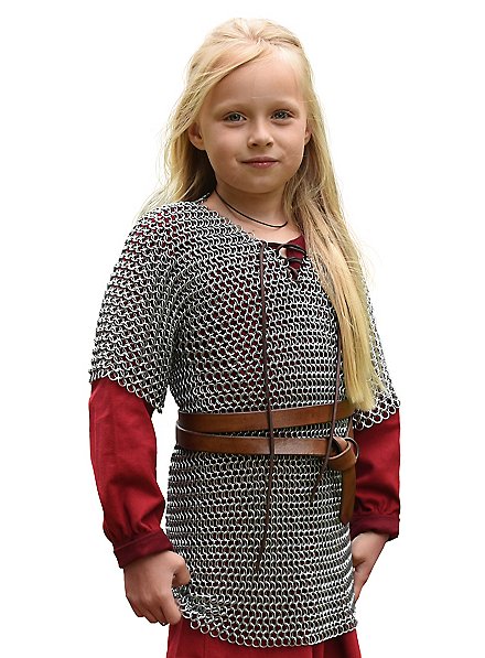 Cotte de mailles à manches courtes pour enfants - maskworld.com