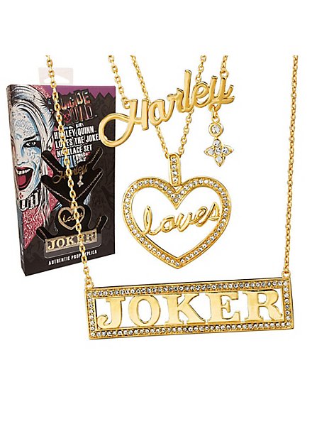 DC - Ensemble de colliers Harley Loves Joker - maskworld.com